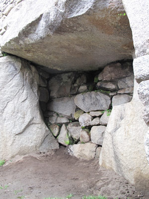 A secret door at Machu Picchu